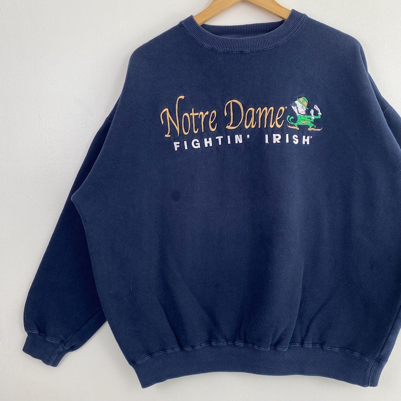 Vintage NCAA University of Notre Dame ‘fighting Irish’ Crewneck ...