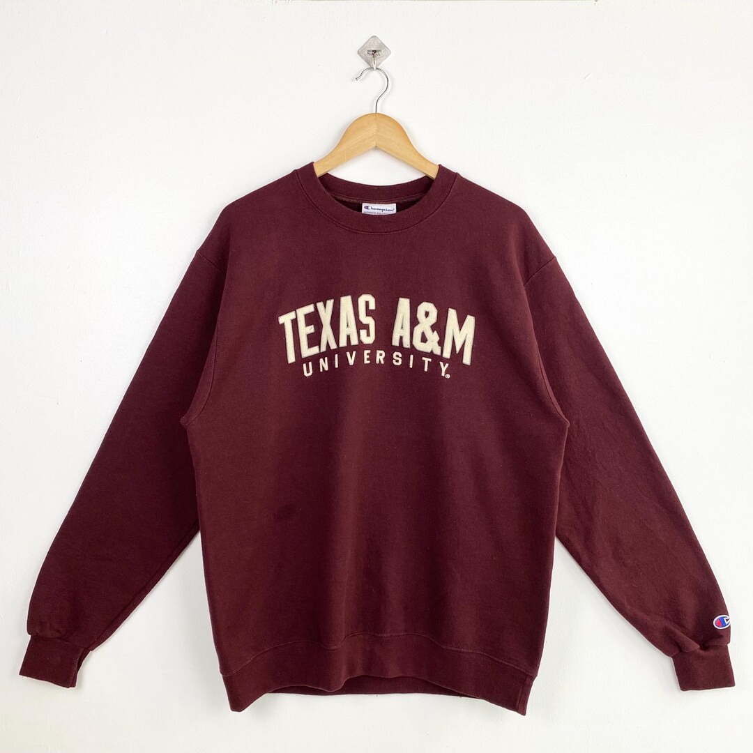 90s NCAA Texas A&M University ‘aggies’ Crewneck Sweatshirt Embroidery ...