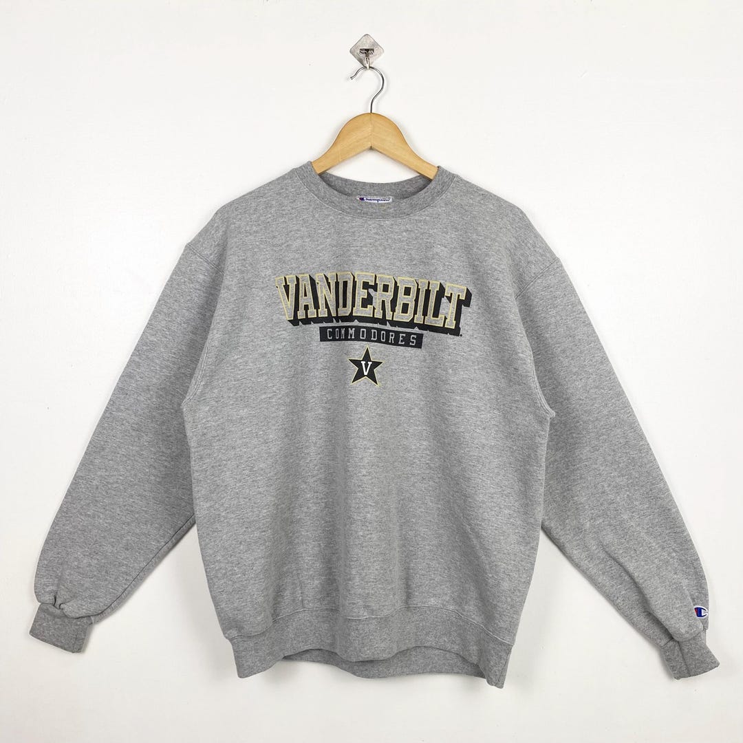 Vintage NCAA Vanderbilt University commodores Crewneck Sweatshirt Print ...