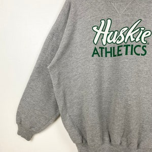 90s University of Saskatchewan ‘huskies’ Crewneck Sweatshirt Print Logo ...