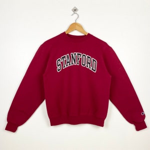 Vintage NCAA Stanford University ‘cardinal’ Crewneck Sweatshirt Print Logo Red Color Men’s S - Etsy