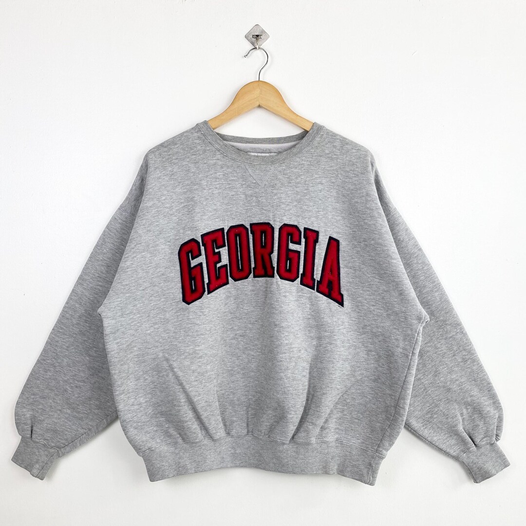 90s NCAA University of Georgia ‘bulldogs’ Crewneck Sweatshirt ...
