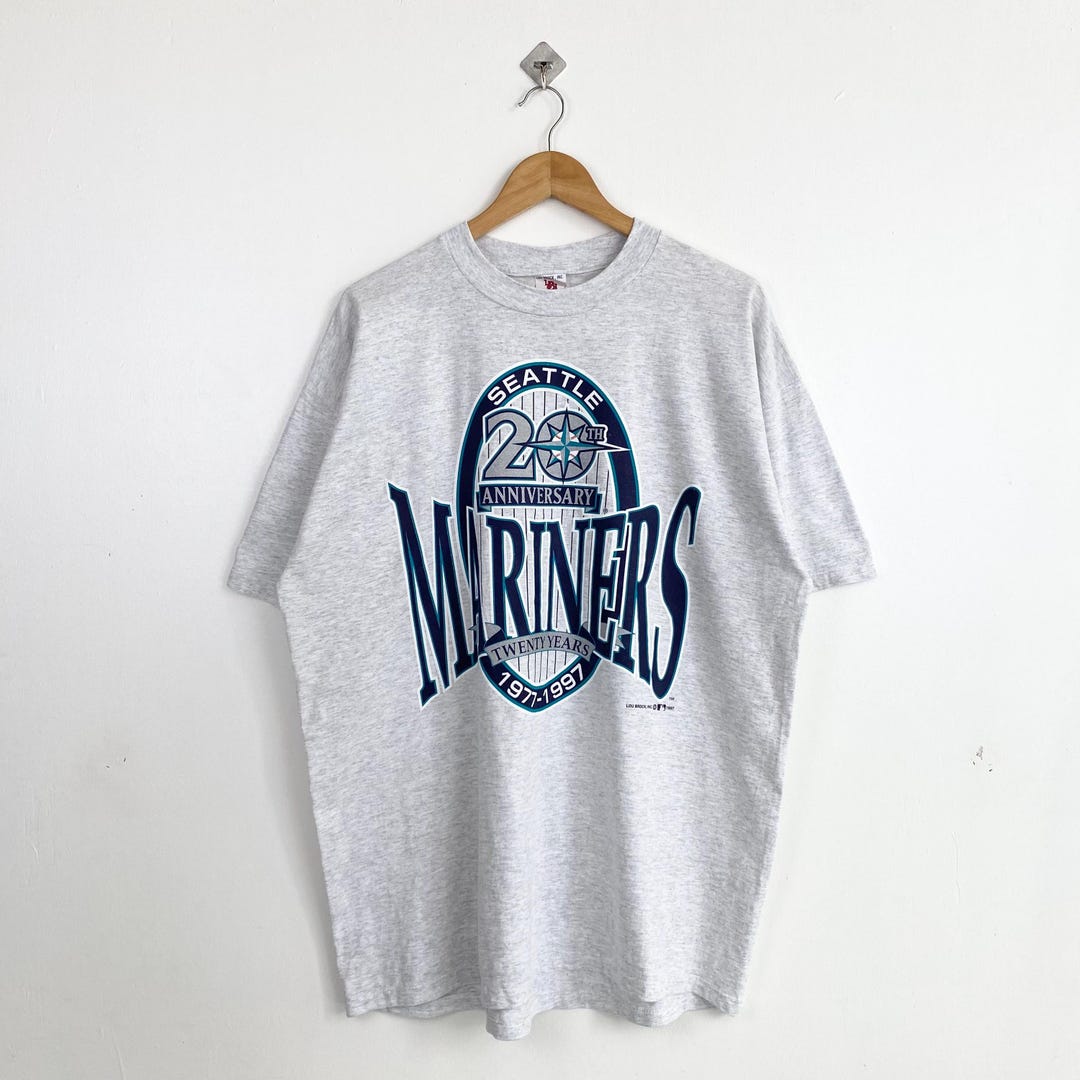 90s MLB Seattle ‘mariners’ T-shirt Print Logo Grey Color Men’s XL - Etsy