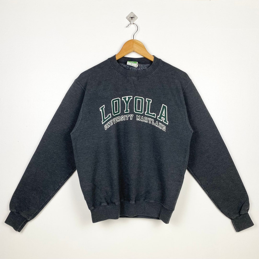 Vintage NCAA Loyola University Maryland Greyhounds Crewneck Sweatshirt ...