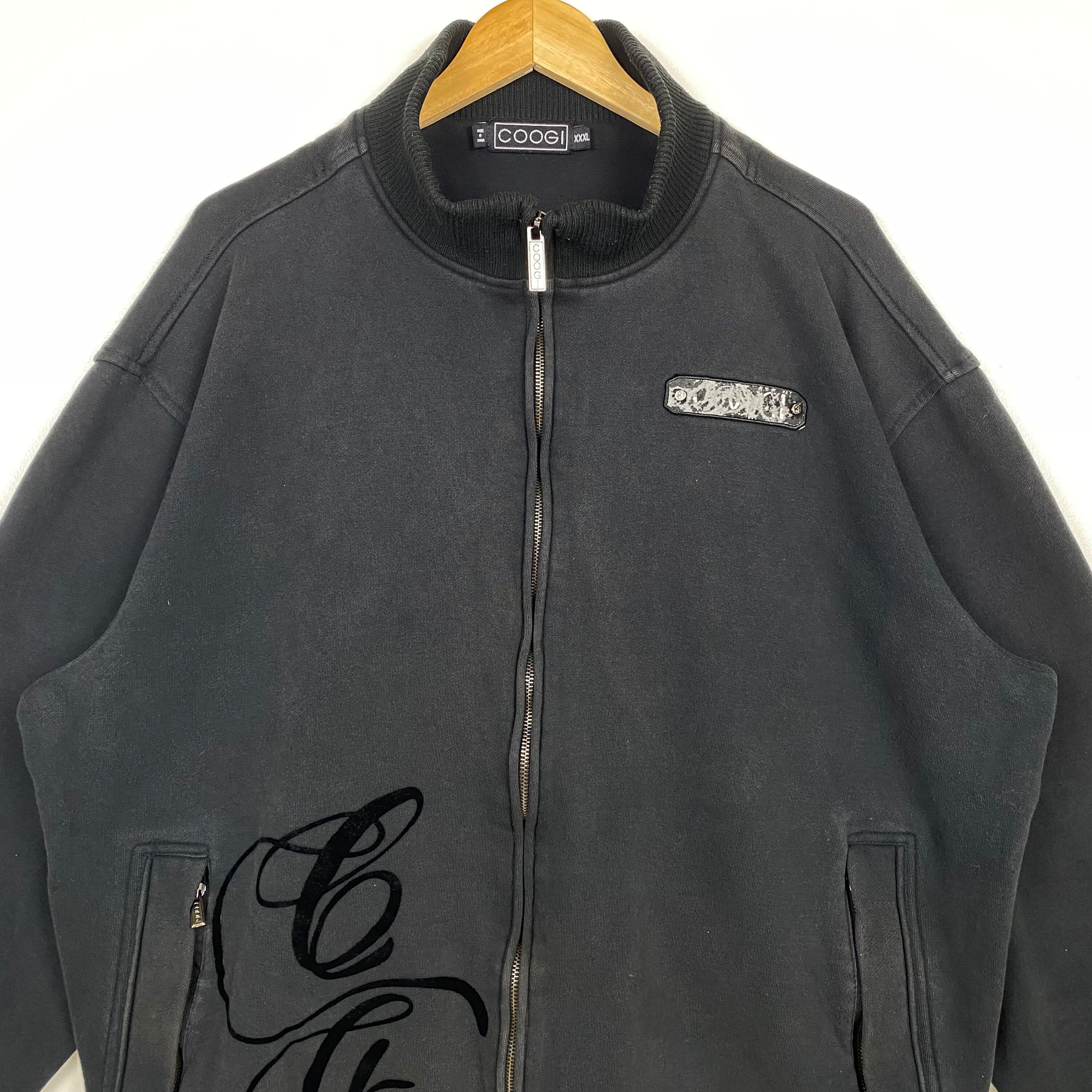 Vintage Coogi Sweater Print Logo Black Color Mens 3XL - Etsy