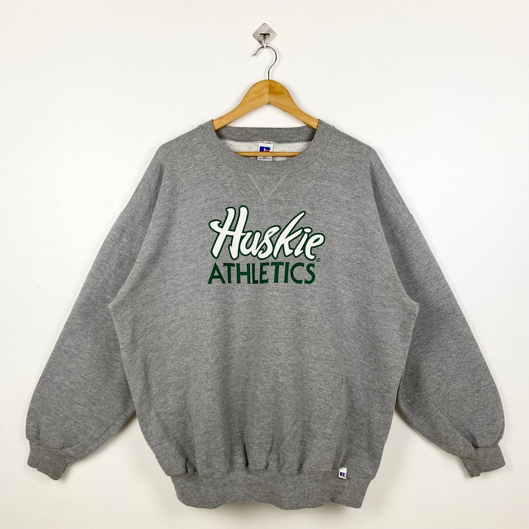 90s University of Saskatchewan ‘huskies’ Crewneck Sweatshirt Print Logo ...