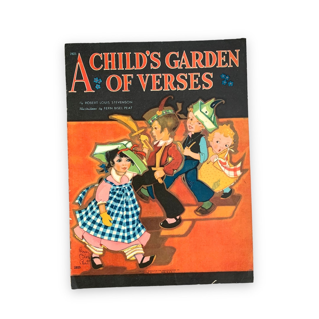 Vintage A Childs Garden of Verses by Robert Louis Stevenson ...