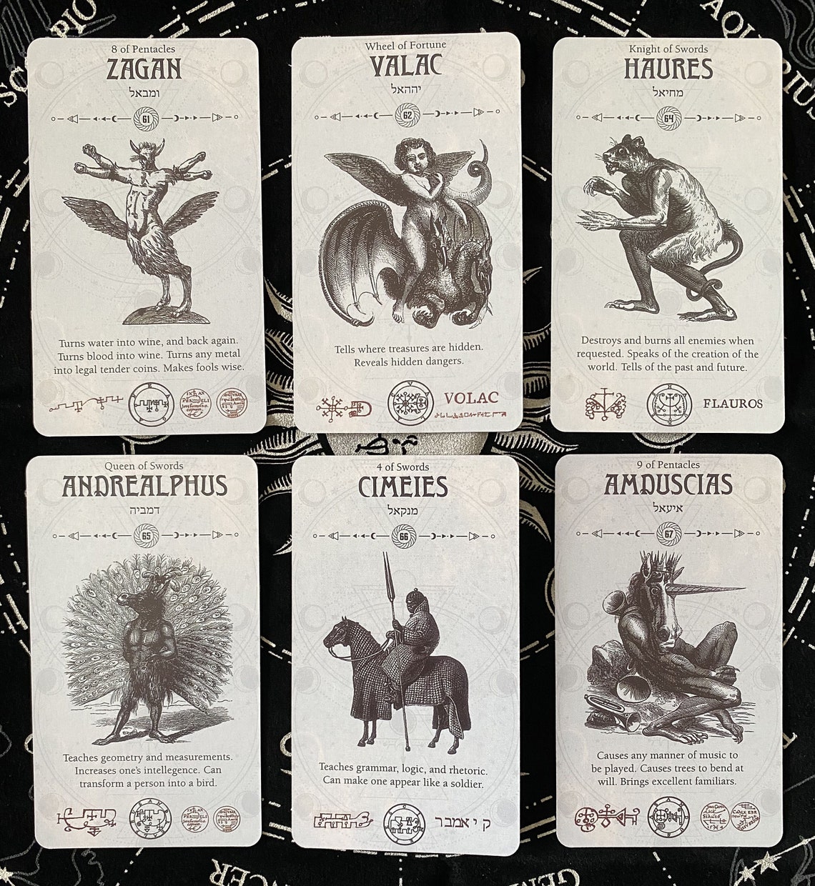 Occult Tarot Cards Deck 78Pcs Tarot Cards PDF Guidebook | Etsy