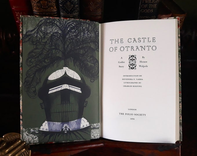 The Castle of Otranto Book by Horace Walpole, Folio Society 1976, First ...