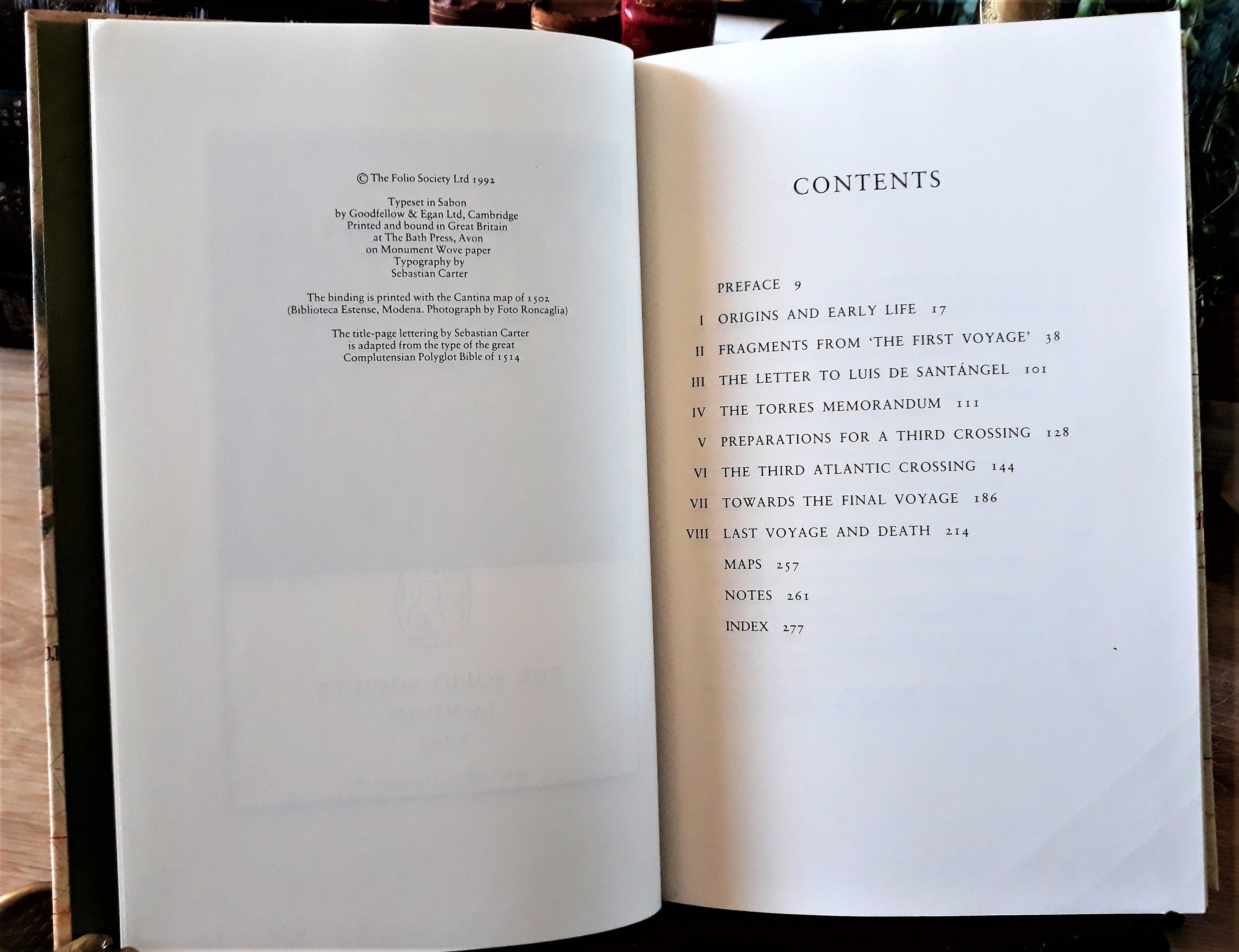 Columbus on Himself, Vintage History Book, Folio Society 1992, First ...