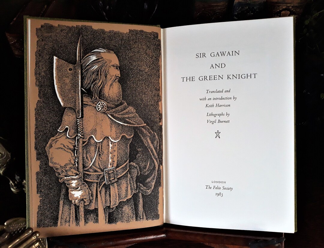 Sir Gawain and the Green Knight Book, Folio Society 1983, First Edition ...