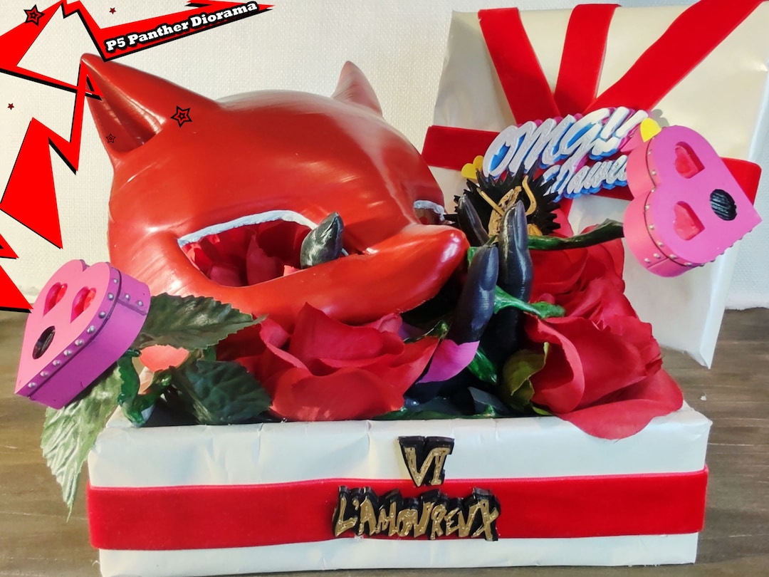 P5 Ann Takamaki Panther Cosplay Mask and Diorama. - Etsy