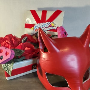 P5 Ann Takamaki Panther Cosplay Mask and Diorama. - Etsy