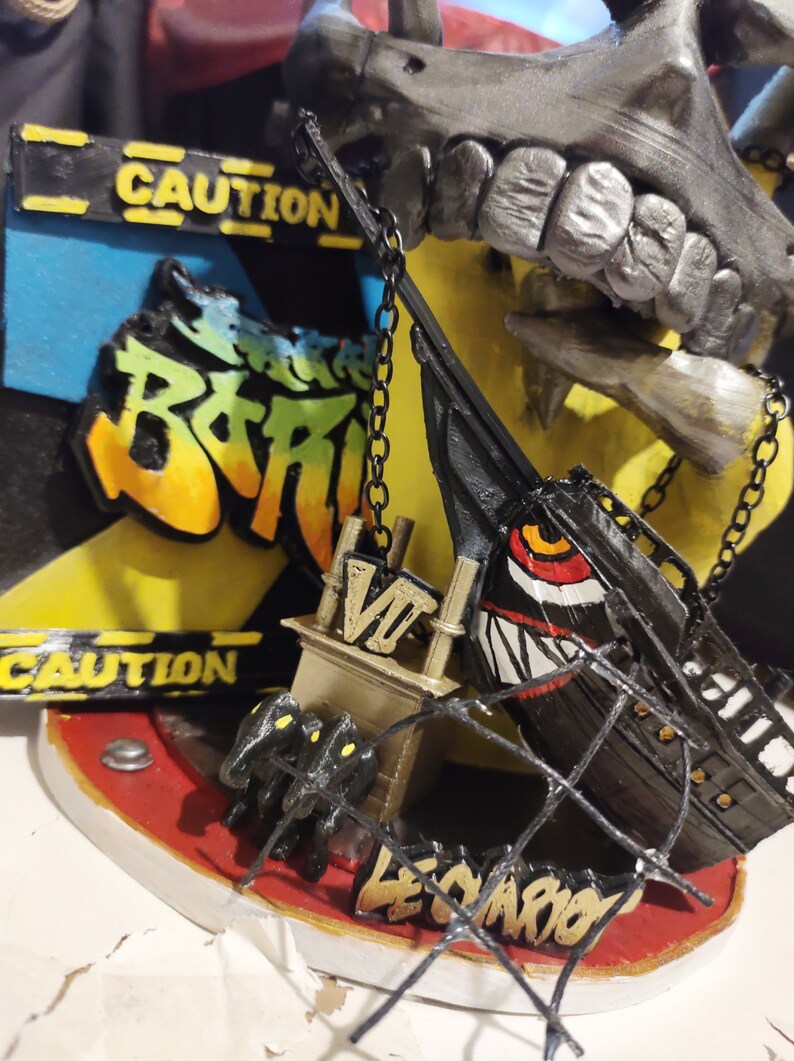 Persona 5 Skull ryuji Sakamoto Cosplay Mask With Display | Etsy