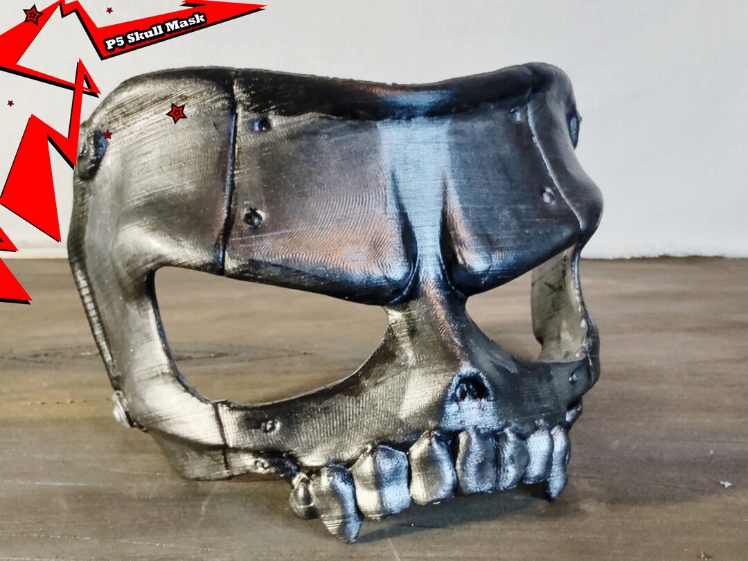 P5 Ryuji Sakamoto Skull Cosplay Mask - Etsy
