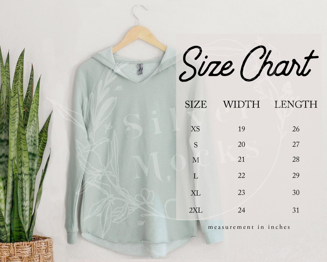 PRM2500, Independent Trading Company, Size Chart, Size, Sizing, Width ...