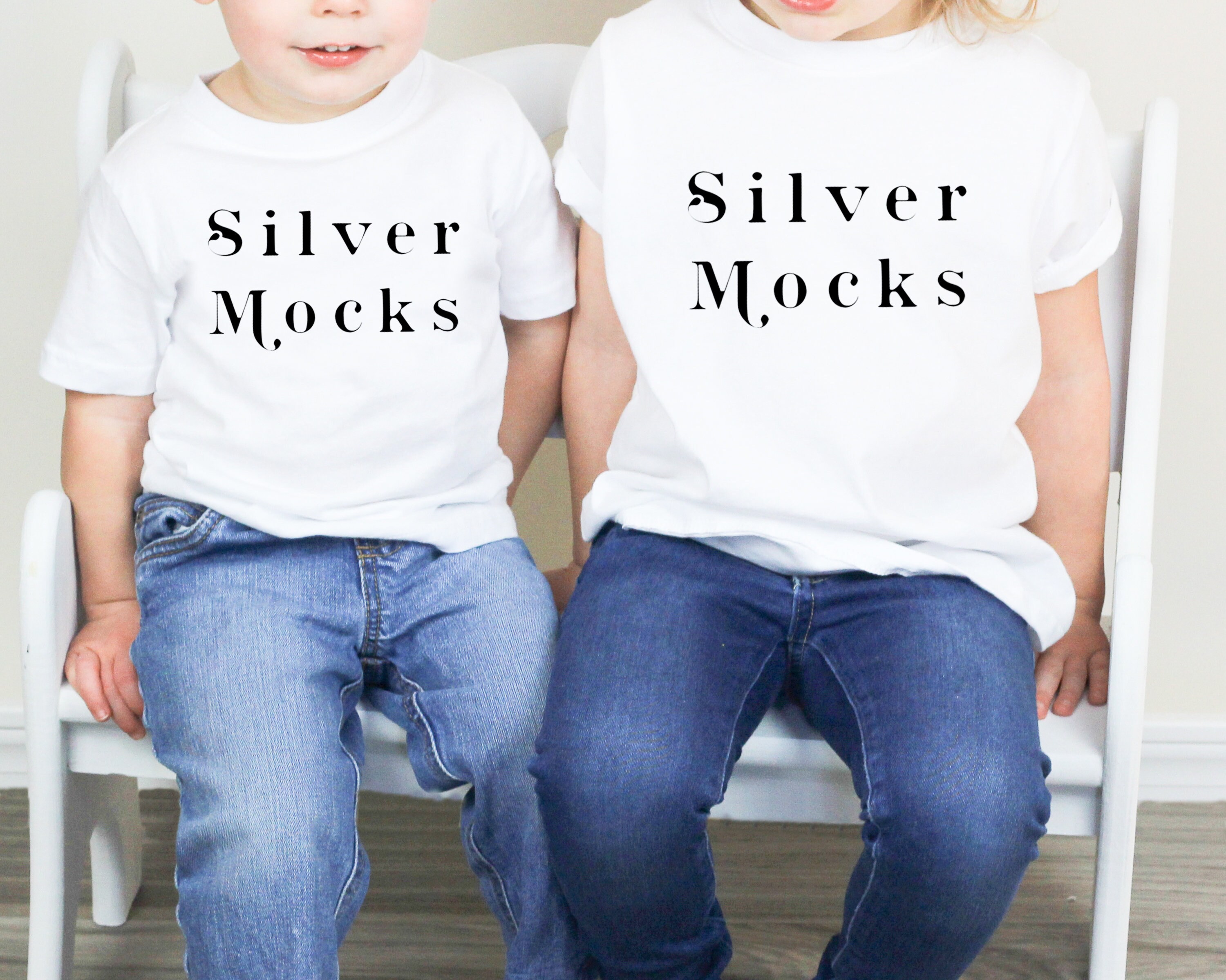 Sibling Mockup Kid Model Mockup Brother Sister Mockup White - Etsy