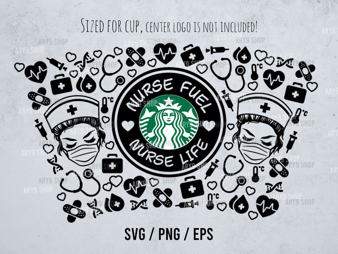 Full Wrap Nurse Fuel Nurse Life Coffee Nurse Nursing School - Etsy