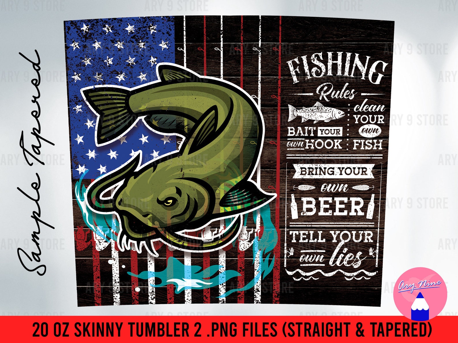 Fishing Rule With Catfish Summer Vacation Fishing on Weekend - Etsy