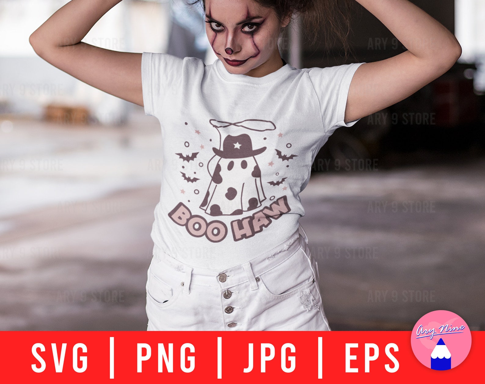 Boo Haw Cowboy Ghost Retro Country Ghost Wild West We Are - Etsy