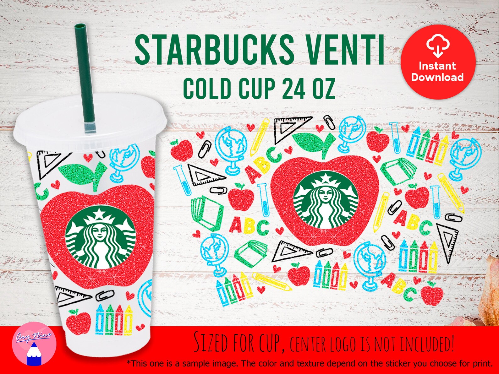 Full Wrap School, Teacher Gift , Coffee Teach Repeat, Back to School ...