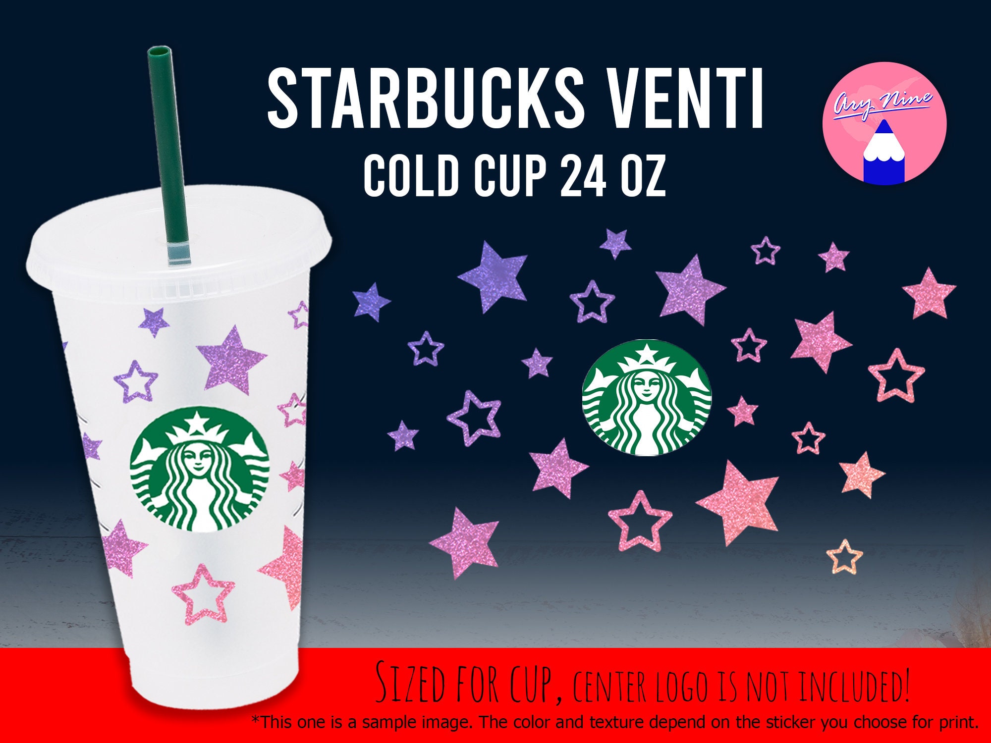 Full Wrap Star Kawaii Sparkle Stars Shooting Star Wrap for - Etsy