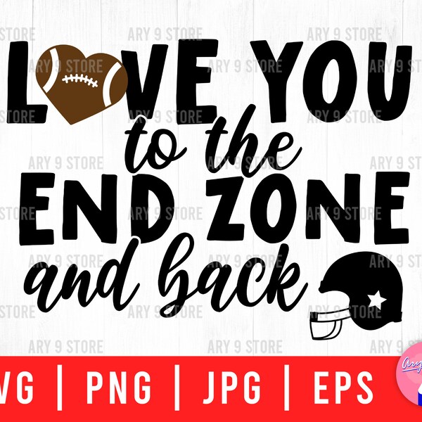 Football End Zone Svg - Etsy