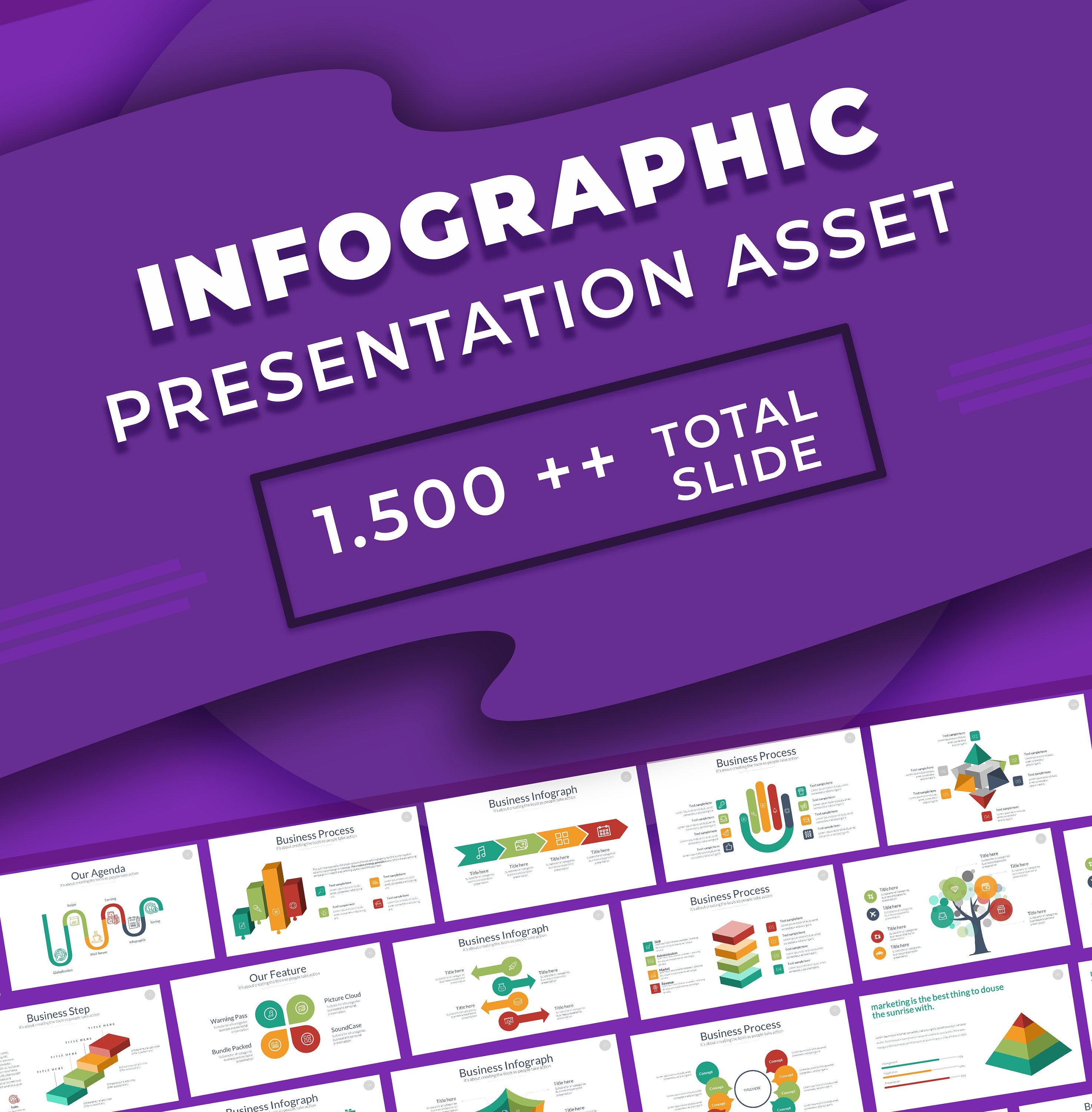 Infographic Pack Presentation Asset Powerpoint Template - Etsy