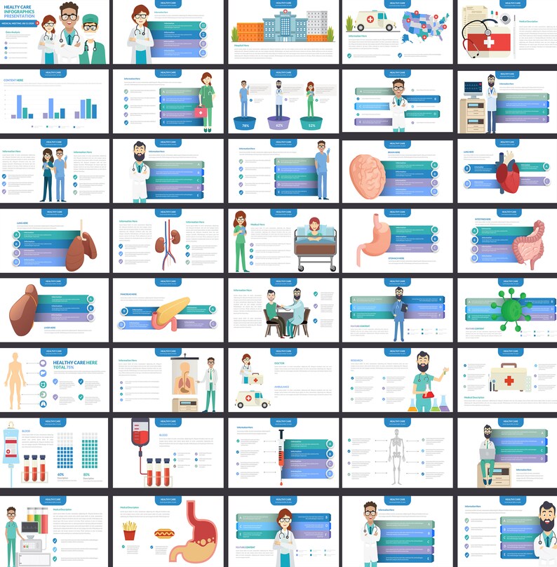 Infographic Pack Presentation Asset Powerpoint Template - Etsy