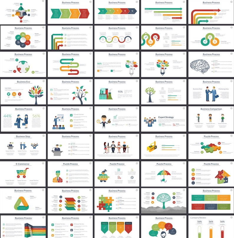 Infographic Pack Presentation Asset Powerpoint Template - Etsy