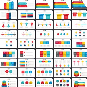 Infographic Pack Presentation Asset Powerpoint Template - Etsy