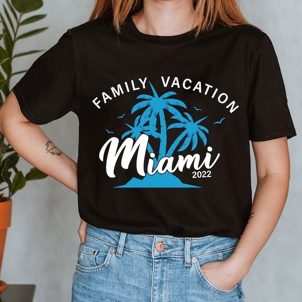 Miami Family Vacation Shirt - Etsy