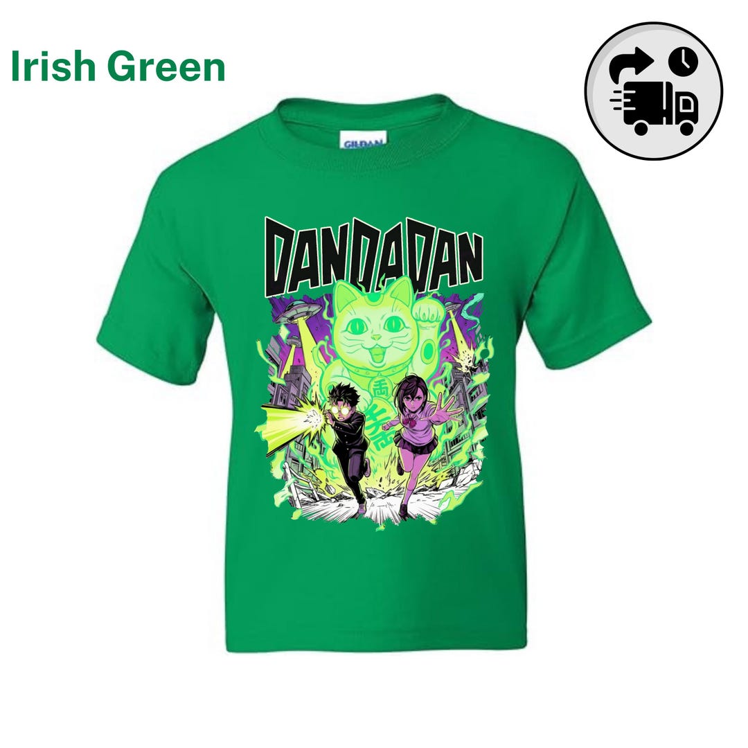 DANDANAN Kids Graphic Tee Cartoon Cat T-shirt Youth Anime Style Shirt ...