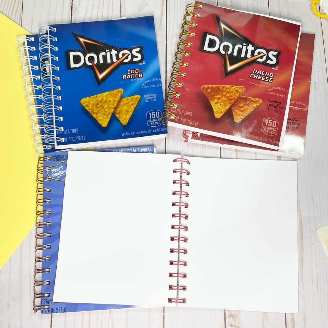 Upcycled Notebook, Sketchbook, Snacks, Chips, Doritos, Handmade ...