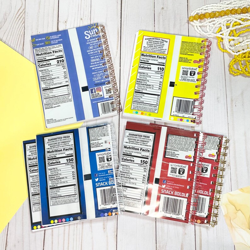 Upcycled Notebook, Sketchbook, Snacks, Chips, Doritos, Handmade ...
