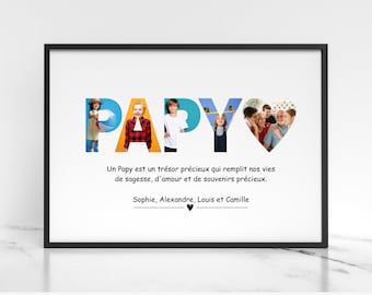 Affiche Fête des papy Cadeau grand père papi - Etsy France