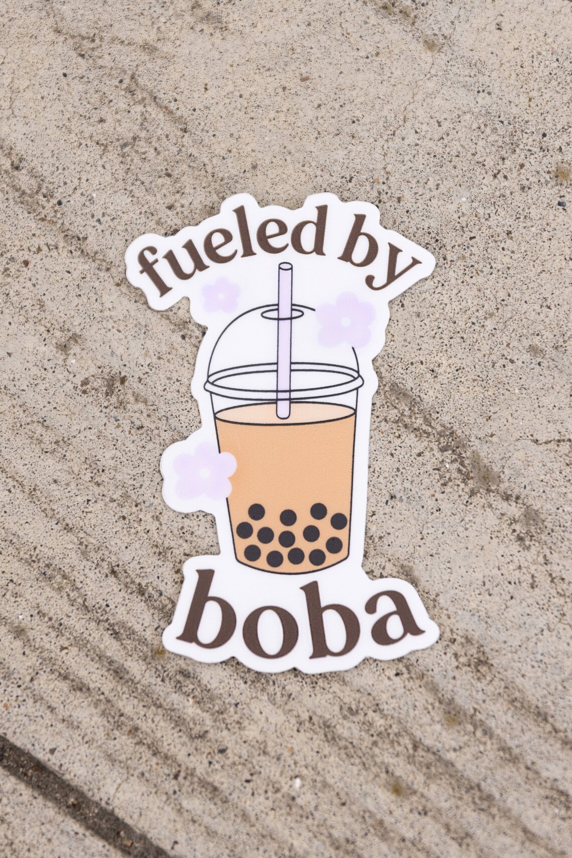 Fueled by Boba Sticker | Waterproof Weatherproof Waterbottle Laptop ...