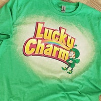 Lucky Charms T-shirt, St Patricks Day Shirt, Lucky Tee, Cereal Shirt ...