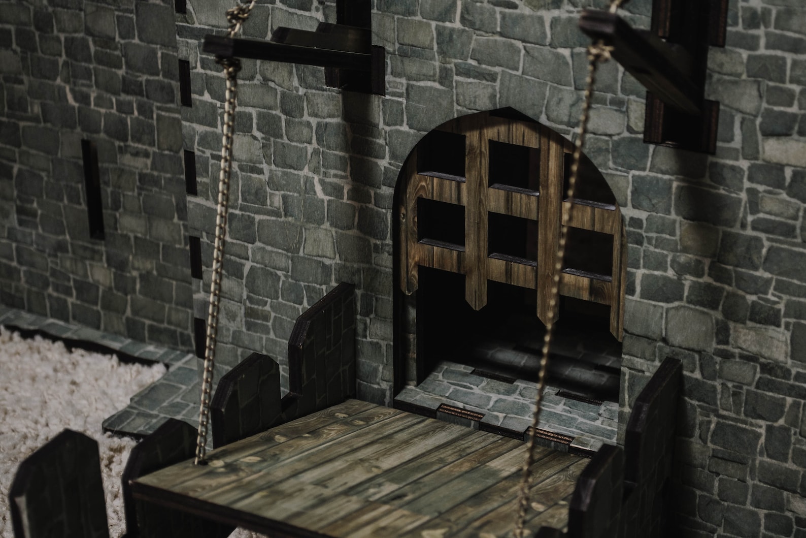 The Wooden Medieval Castle the Designer is Created for - Etsy