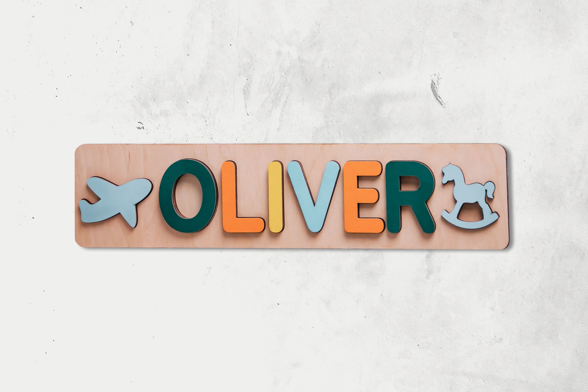 Oliver Gift Ideas for Kids Personalized Puzzle Toddler Boy Birthday ...