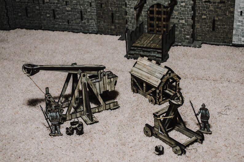 The Wooden Medieval Castle the Designer is Created for - Etsy