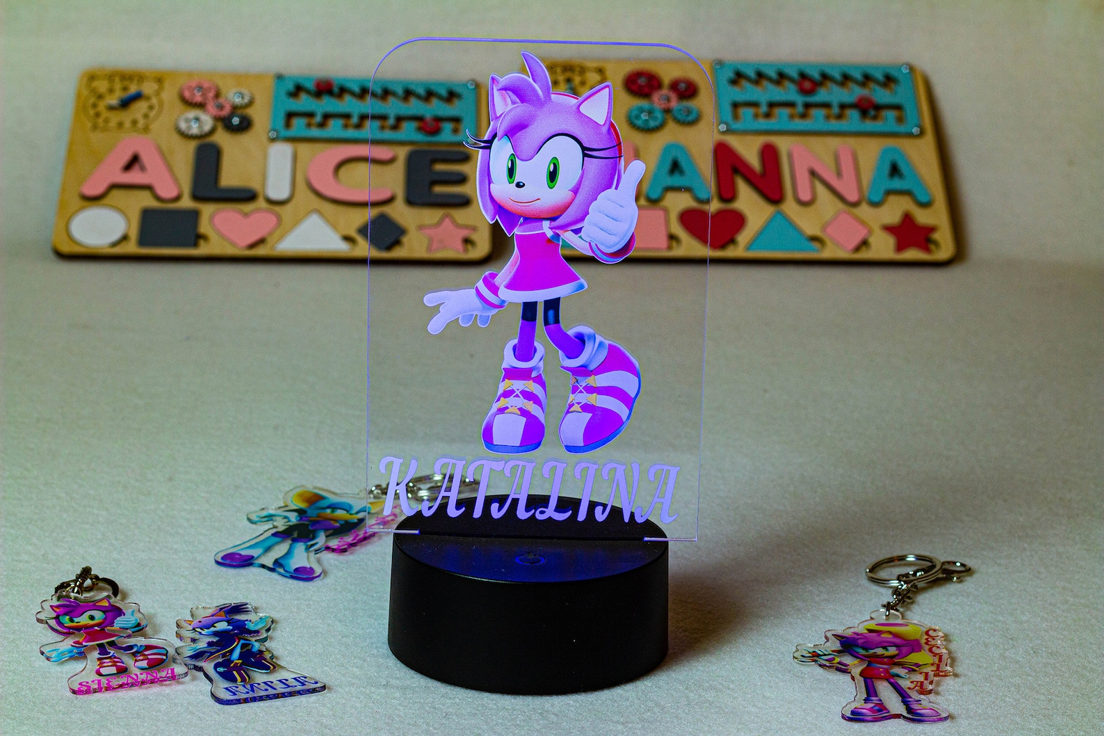 Sonic the Hedgehog Night Light Personalized Sonic Light - Etsy