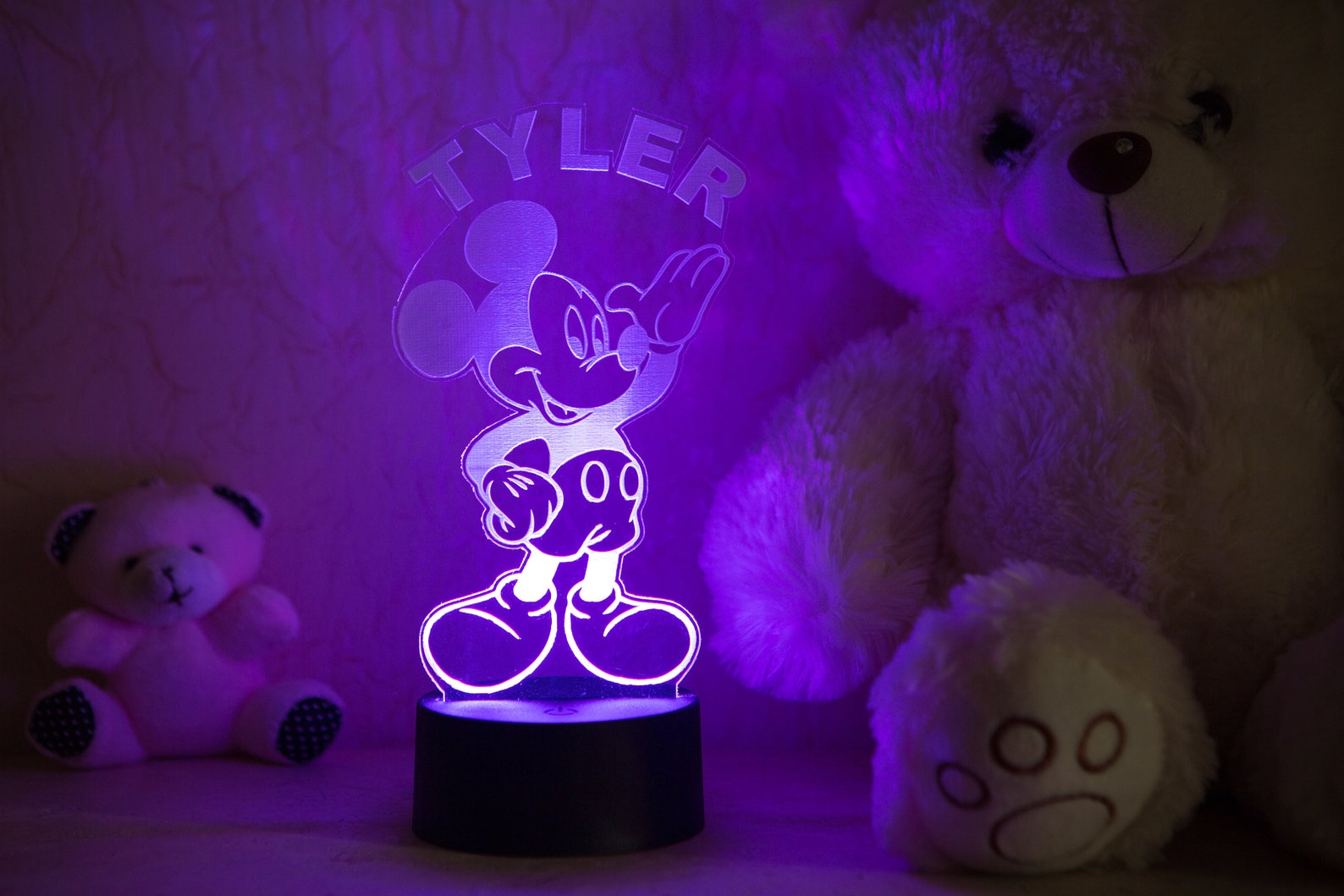 Mouse Night Lamp Children's Lights Kids Bedrooms Mouse Nursery Decor ...
