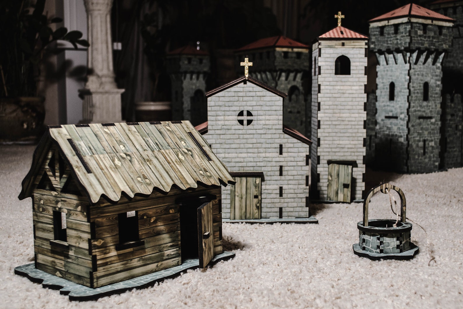 The Wooden Medieval Castle the Designer is Created for - Etsy