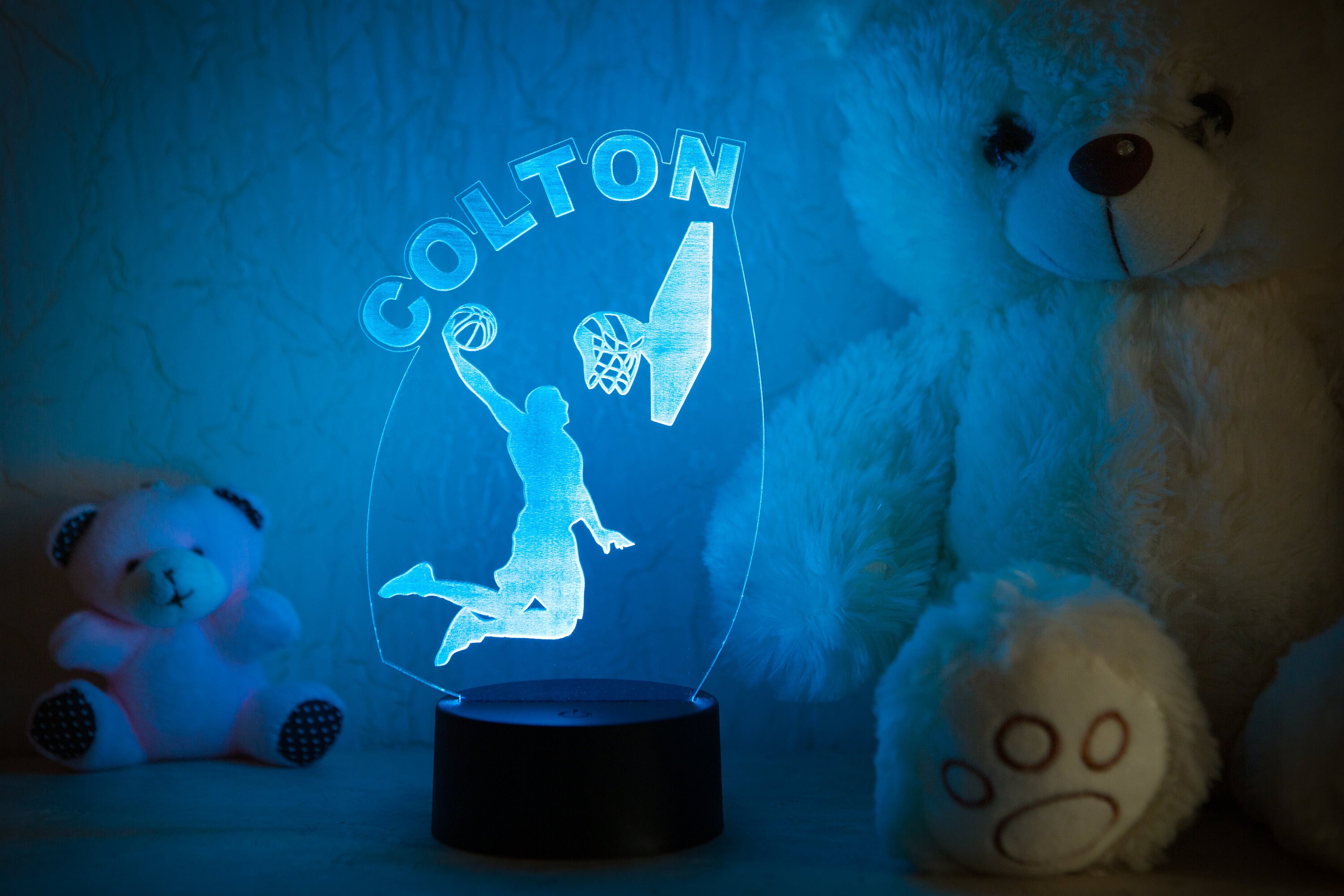 Basketball Night Lamp Teenage Boys Bedroom Decor Light Teen Boy ...