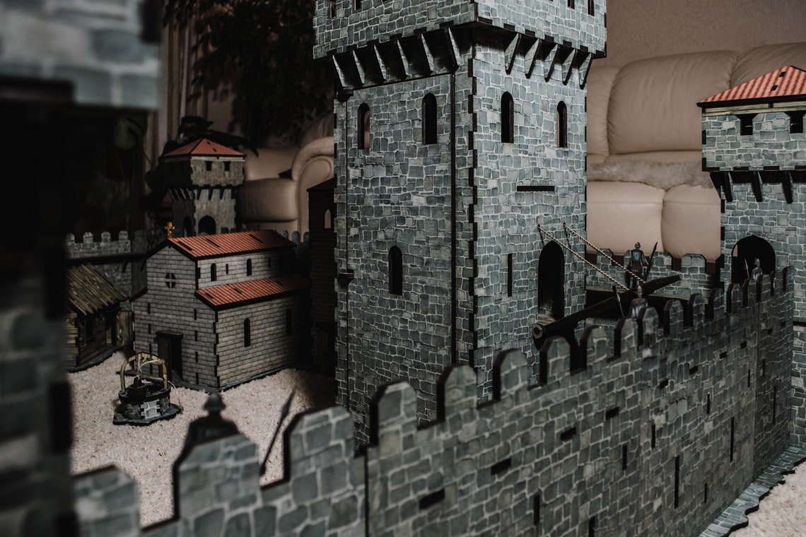 The Wooden Medieval Castle the Designer is Created for - Etsy