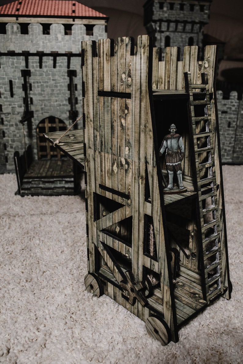 The Wooden Medieval Castle the Designer is Created for - Etsy