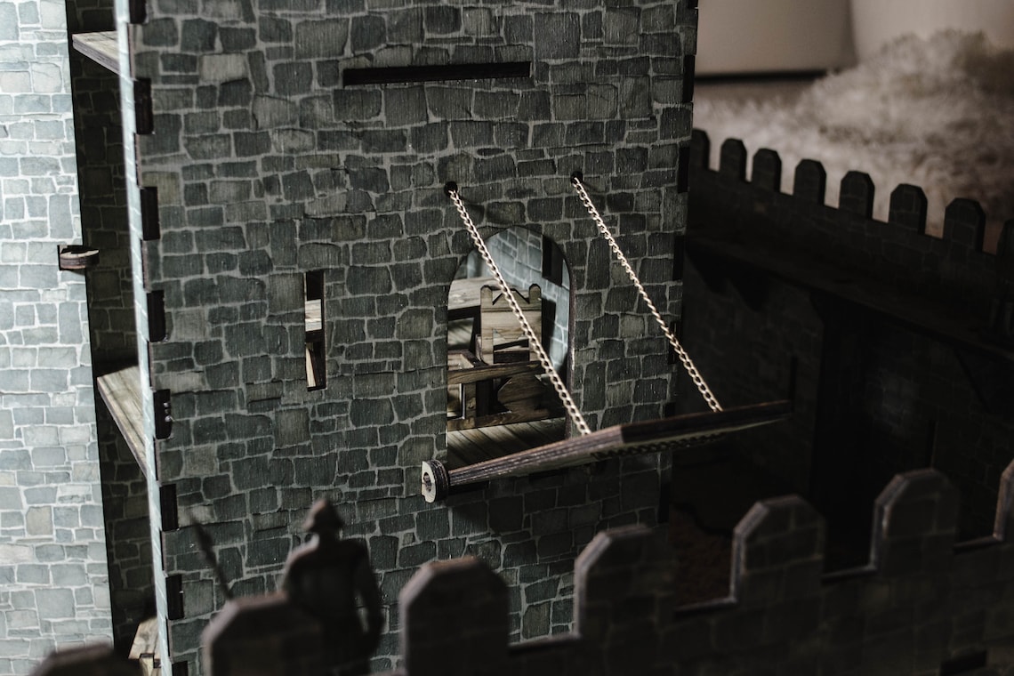 The Wooden Medieval Castle the Designer is Created for - Etsy