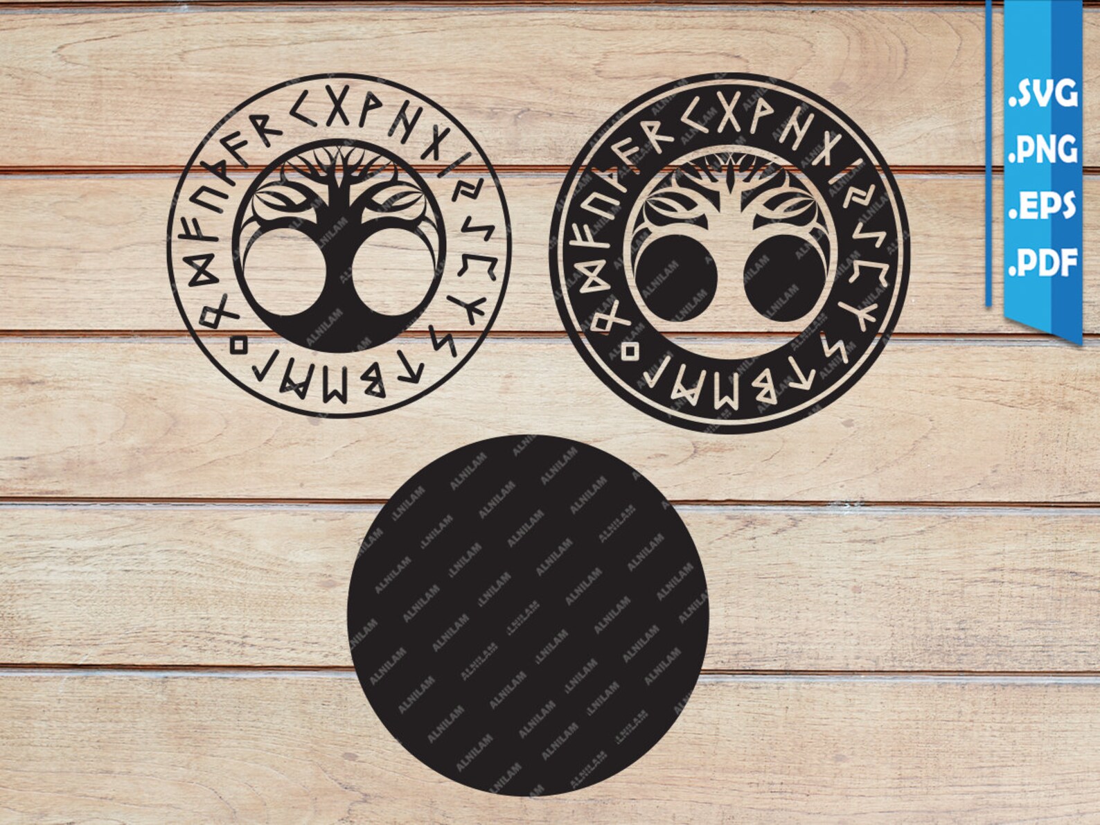 Yggdrasil SVG | Tree of Life, Norse Tree, Celtic Sacred Tree | Paper ...