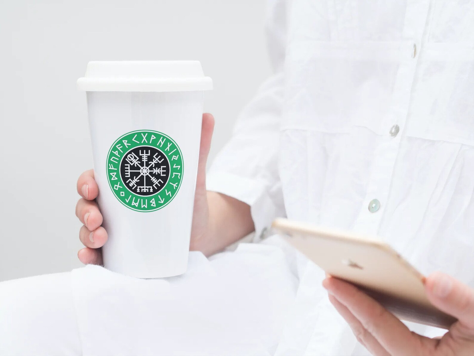 Viking Vegvisir Compass SVG Symbol of Protection, Runic Compass ...